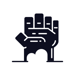 Frankenstein Hand Icon - 11726 - Dryicons