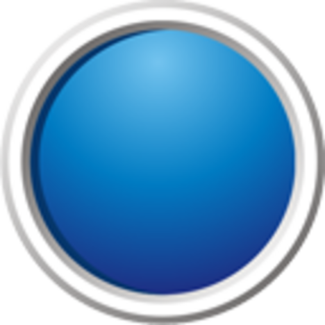 Blue Button - 1071 - Dryicons