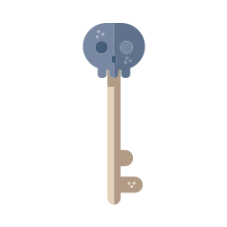 Skeleton Key Icon - 10007 - Dryicons