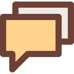 Dotted Two Speech Bubbles Icon - 6108 - Dryicons