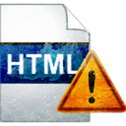 Html Page Warning - 761 - Dryicons