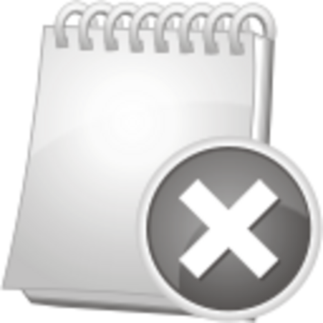 Note Remove - 2828 - Dryicons