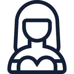 Simple Female User Icon - 5629 - Dryicons