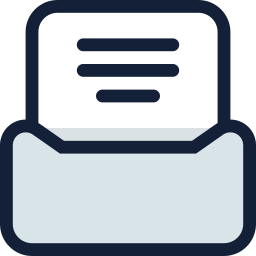 Opened Text Email Icon - 6043 - Dryicons