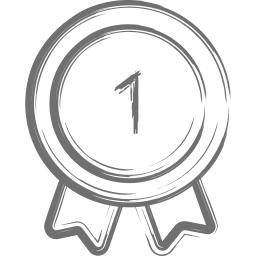 First Place Medal Icon - 6435 - Dryicons