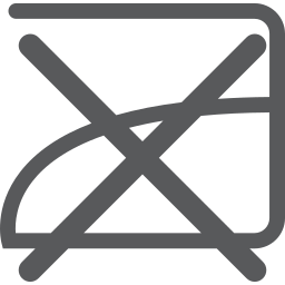 Do Not Bleach Wash Care Icon - 7564 - Dryicons