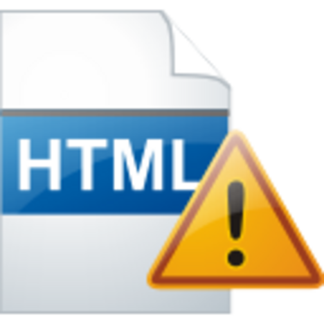 Html Page Warning - 761 - Dryicons