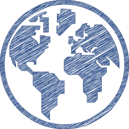 World Travel Icon - 7792 - Dryicons