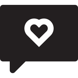 Heart In Opened Message Icon - 6053 - Dryicons