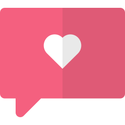 Heart In Opened Message Icon - 6053 - Dryicons
