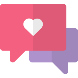 Heart In Opened Message Icon - 6057 - Dryicons