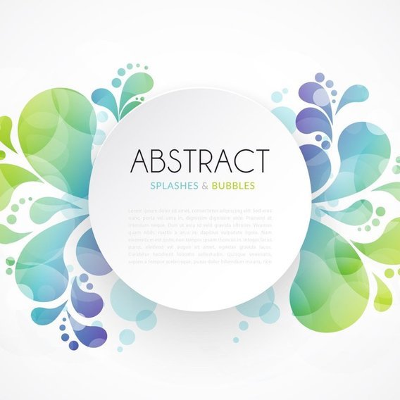 Abstract Splash Banner Design - 10007 - Dryicons