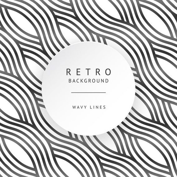 Retro Wavy Lines - 10020 - Dryicons