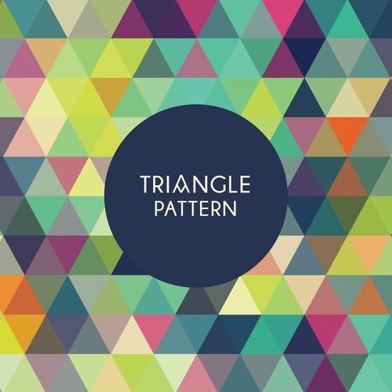Geometric Triangle Pattern - 10022 - Dryicons