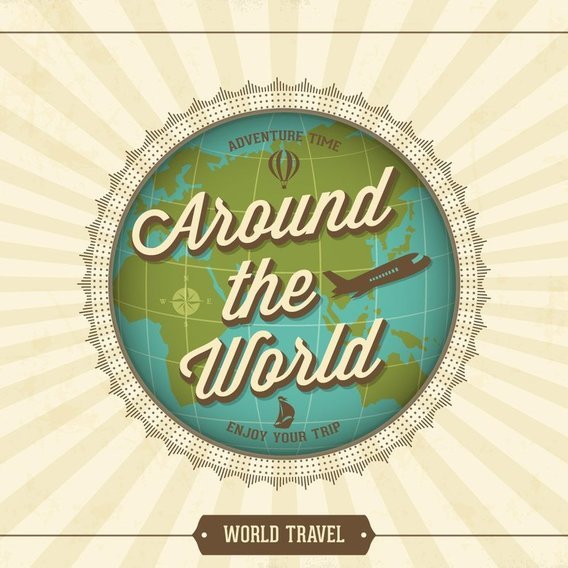 Retro World Travel - 10123 - Dryicons