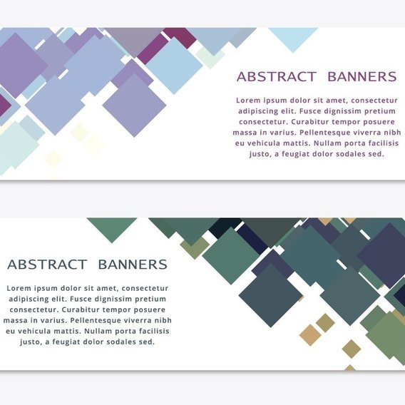Abstract Vector Banners - 10222 - Dryicons