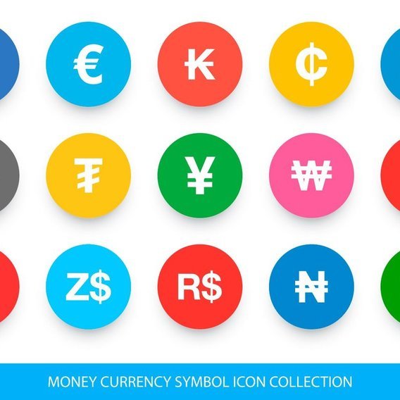 Currency Symbol Icon Collection - 10630 - Dryicons