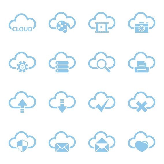 Cloud Computing Vector Icons - 10714 - Dryicons