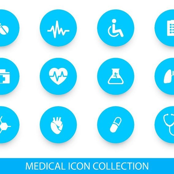 Collection Of Medical Icons - 10786 - Dryicons