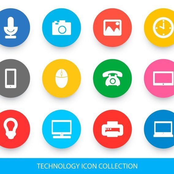 Technology Related Icon Collection - 10800 - Dryicons
