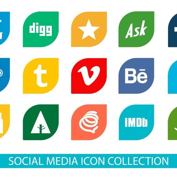Socila Media Icon Collection - 10855 - Dryicons