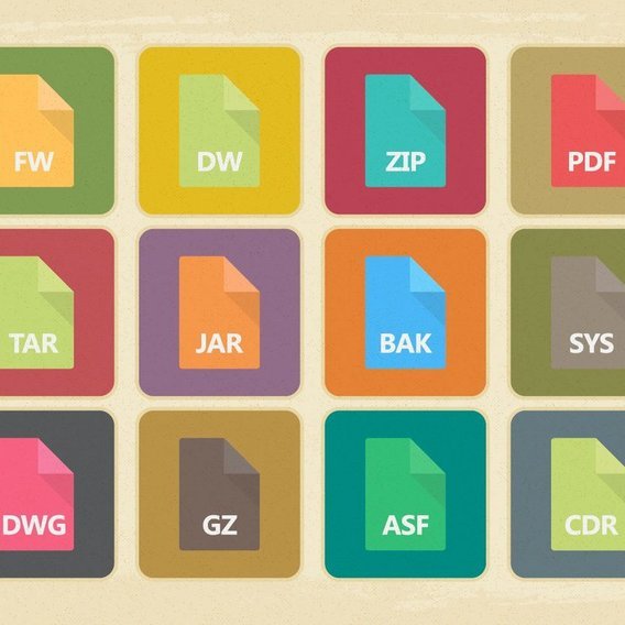 Vintage File Type Icon Collection - 10893 - Dryicons