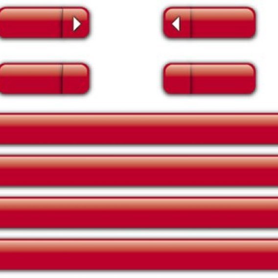 Red Buttons And Bars - 8293 - Dryicons