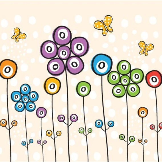 Spotty Flowers - 9151 - Dryicons