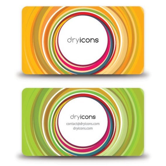 Circular Business Card - 9204 - Dryicons