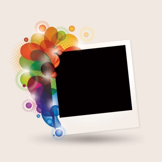 Fancy Polaroid Frame - 9228 - Dryicons