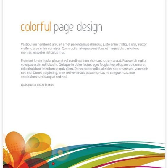Colorful Page Design - 9423 - Dryicons