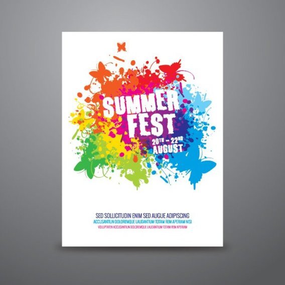 Summer Fest Poster - 9649 - Dryicons