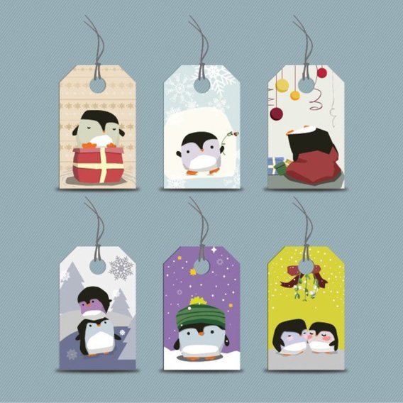 Penguin Tags - 9733 - Dryicons