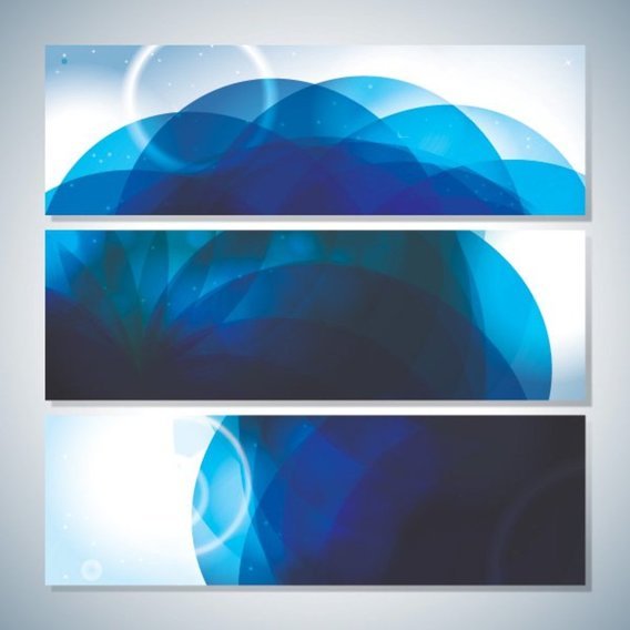 Blue Shades Banners - 9878 - Dryicons